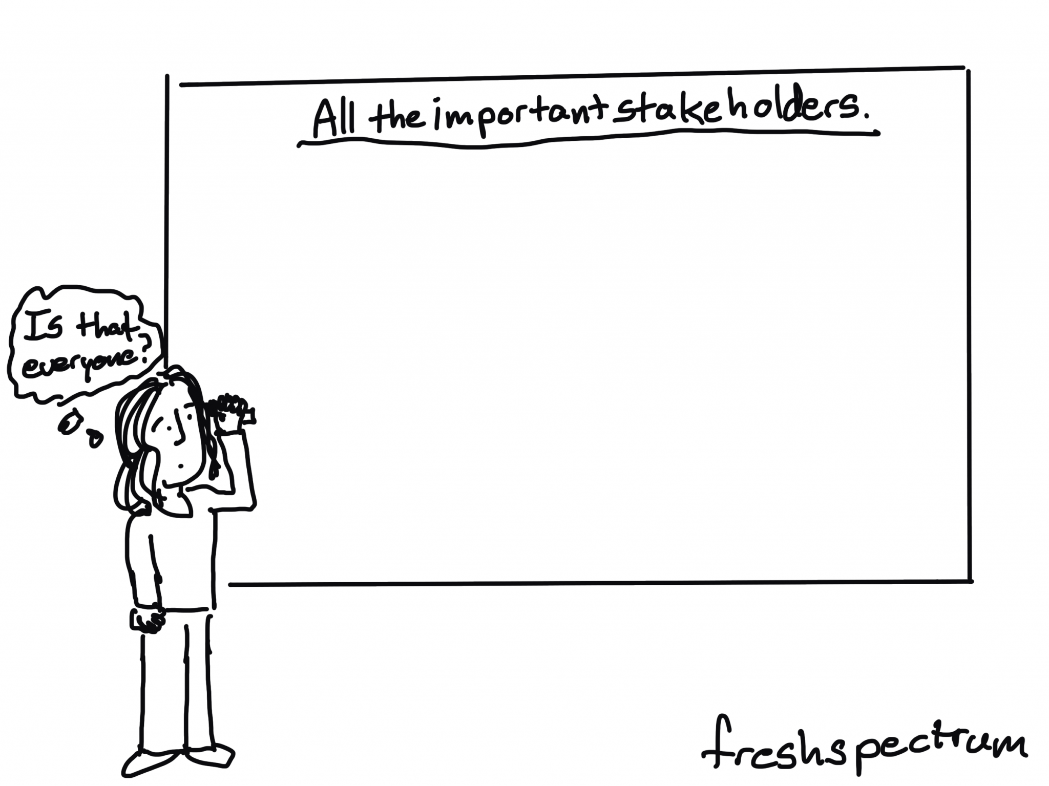 Finish the Cartoon – Engaging Stakeholders