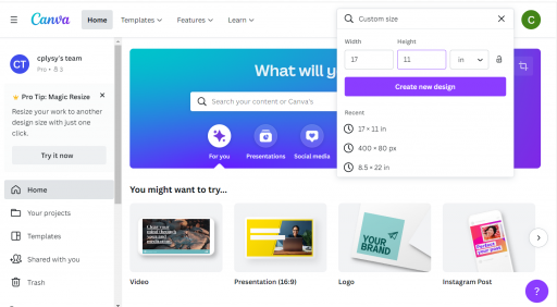 How to create a timeline infographic using Canva.