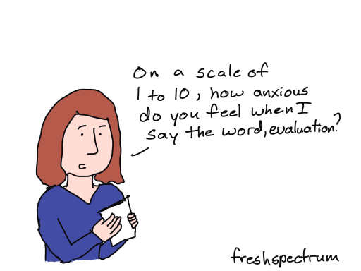 Evaluation versus Monitoring