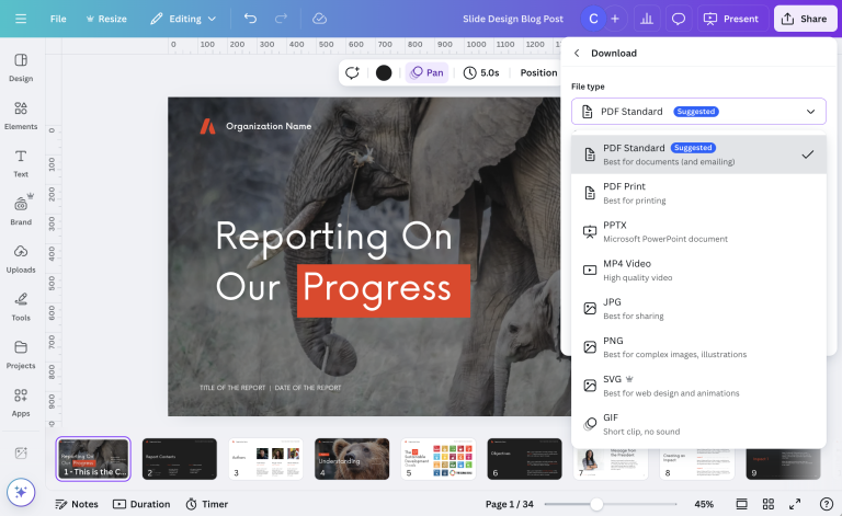 Canva Slide Decks and Slide Docs